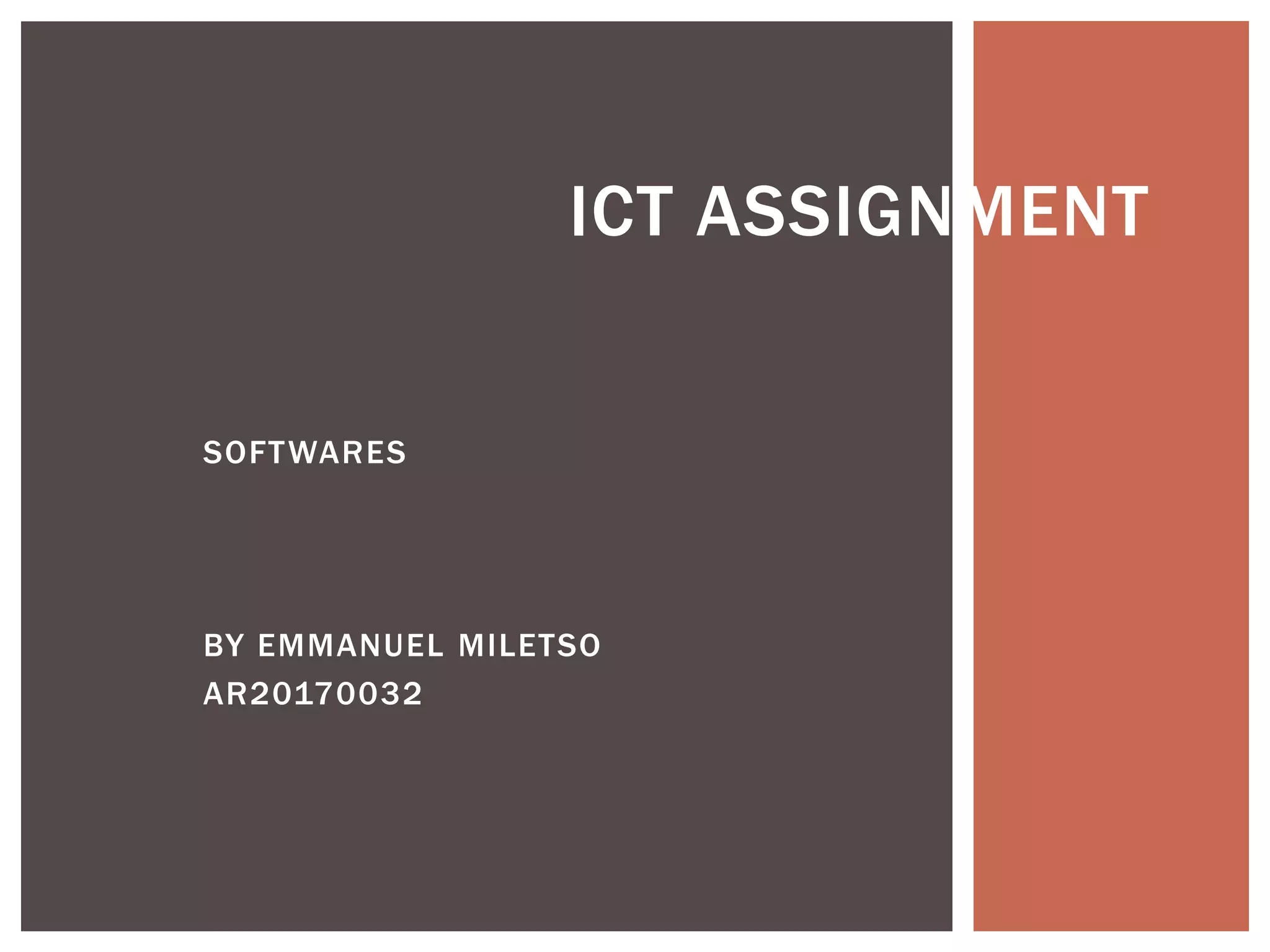 Types of software, advantages and disadvantages | PPTX