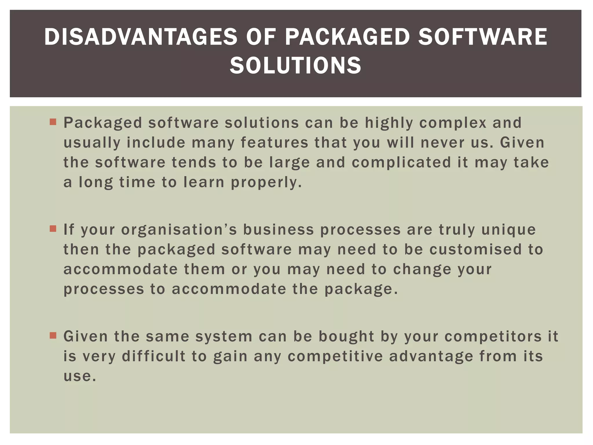 Types of software, advantages and disadvantages | PPTX