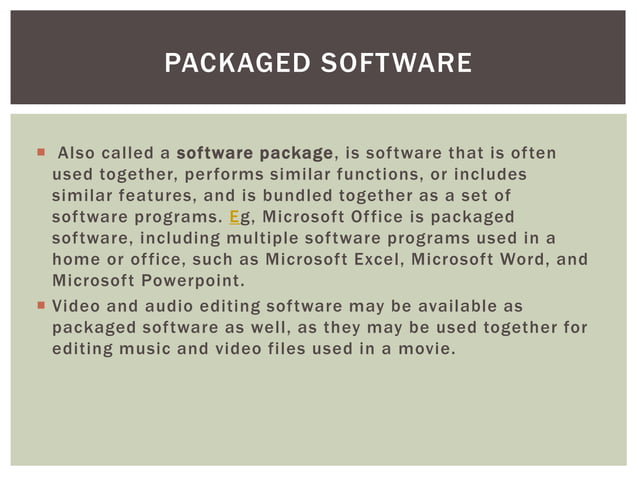 Types of software, advantages and disadvantages | PPTX | Shareware and Freeware | Computer ...