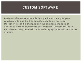 Types of software, advantages and disadvantages | PPTX | Shareware and Freeware | Computer ...