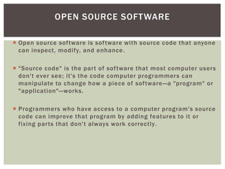 Types of software, advantages and disadvantages | PPTX | Shareware and Freeware | Computer ...