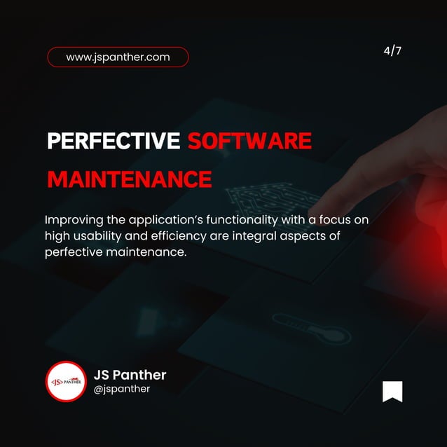 Types of software maintenance - JS Panther | PDF