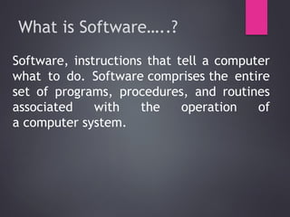 Types of softwarere - Copy.pptx types of sw | PPTX