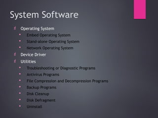 Types of softwarere - Copy.pptx types of sw | PPTX