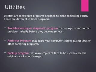 Types of softwarere - Copy.pptx types of sw | PPTX