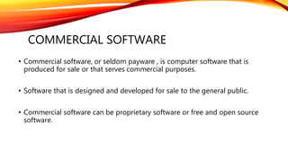 Categories of softwares | PPTX