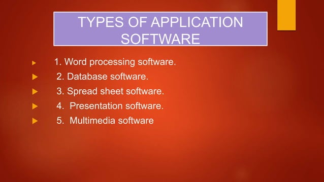 System and Application Software of Computer | PPTX | Operating Systems | Computer Software and ...
