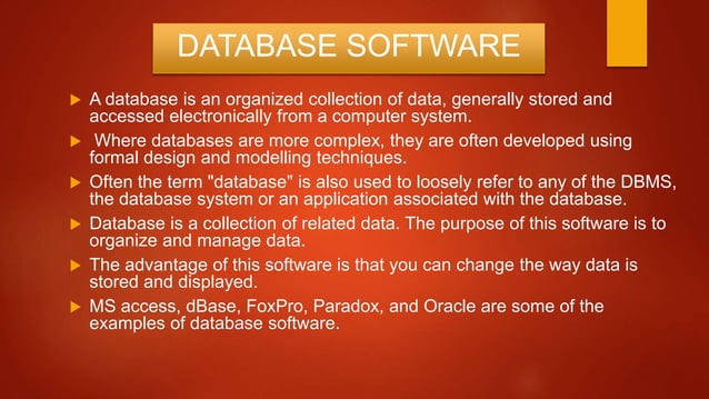 System And Application Software Of Computer Ppt