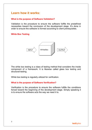 Types of software testing | PDF