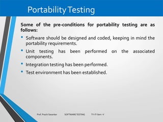 Types of software testing | PDF