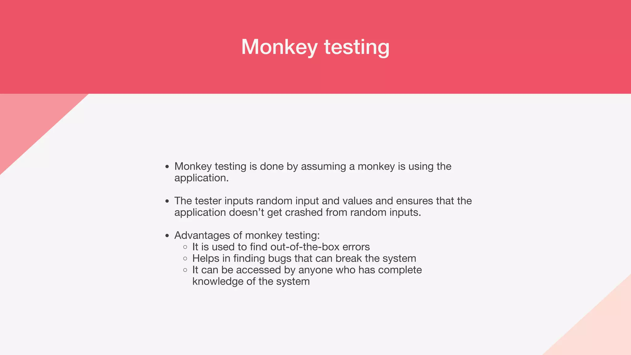 Types Of Software Testing Definition Objectives And Advantages Ppt