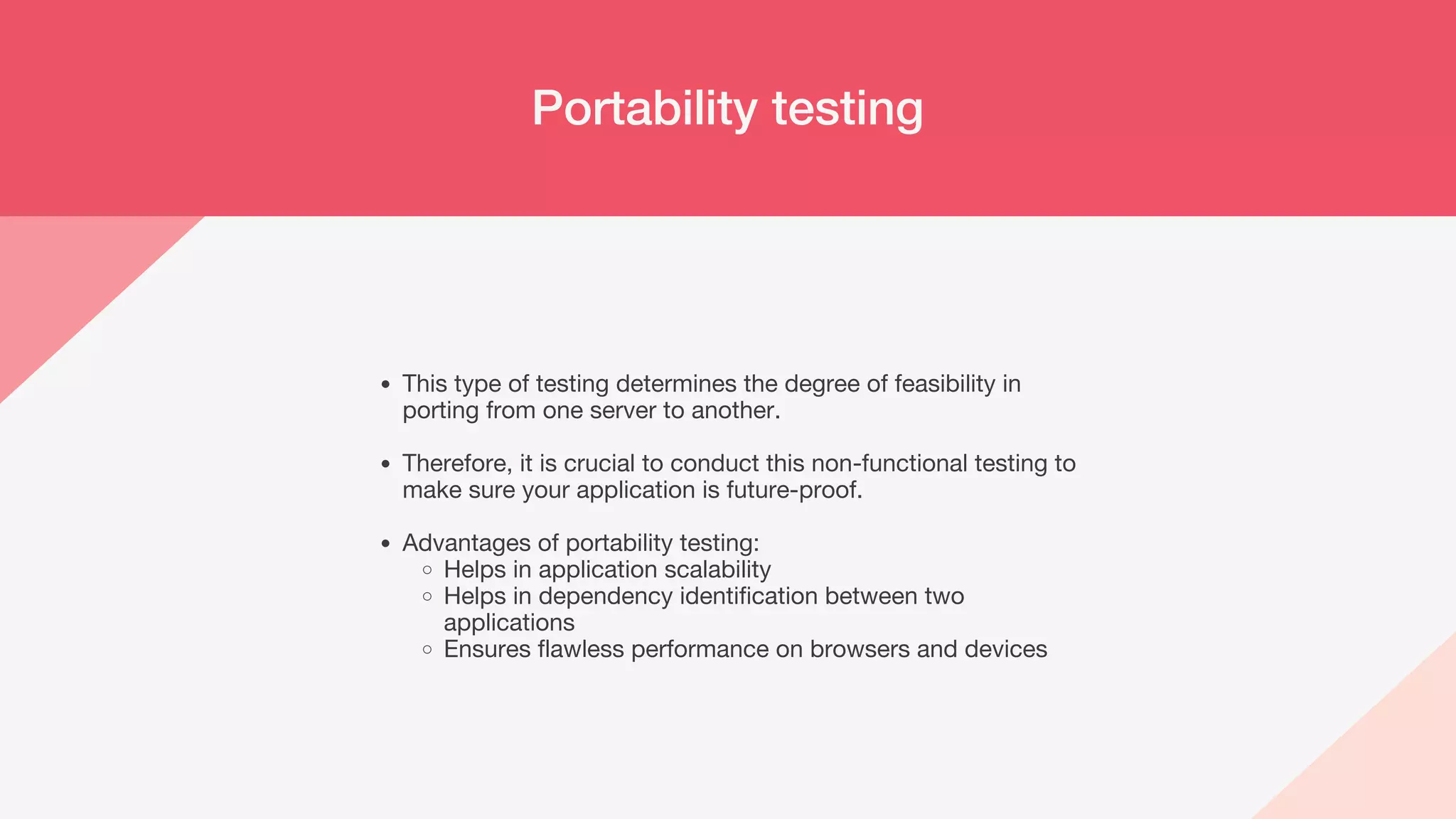 Types Of Software Testing Definition Objectives And Advantages Ppt