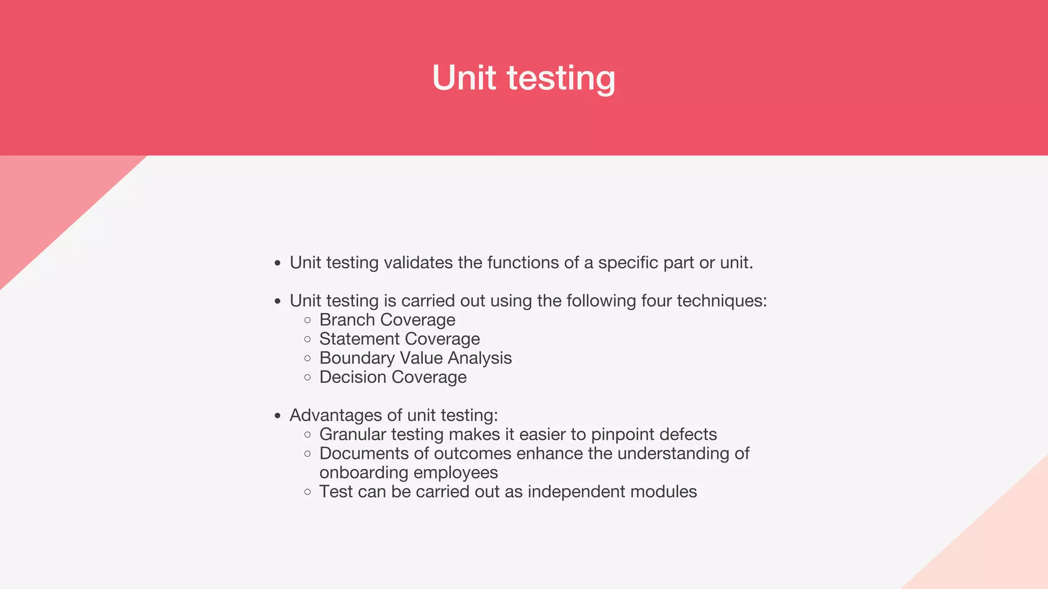 Types Of Software Testing Definition Objectives And Advantages Ppt
