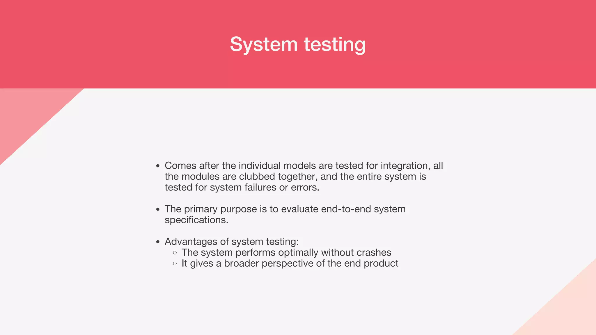 Types Of Software Testing Definition Objectives And Advantages Ppt