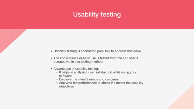 Types Of Software Testing Definition Objectives And Advantages Ppt