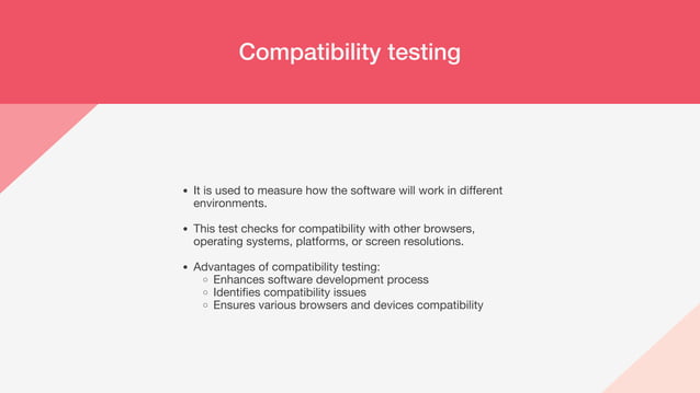 Types Of Software Testing Definition Objectives And Advantages Ppt