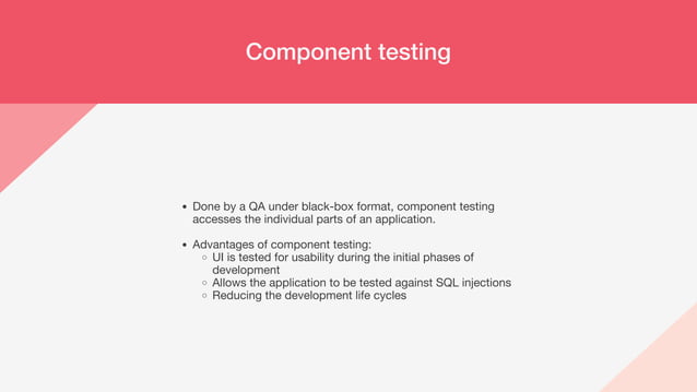 Types Of Software Testing Definition Objectives And Advantages Ppt