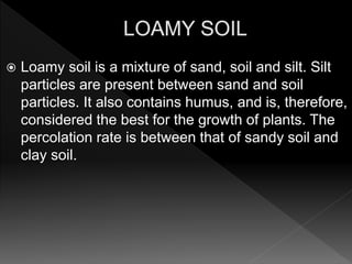 Types of soil | PPTX