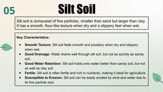 Types Of Soil.. Grade eight and grade nine | PPTX
