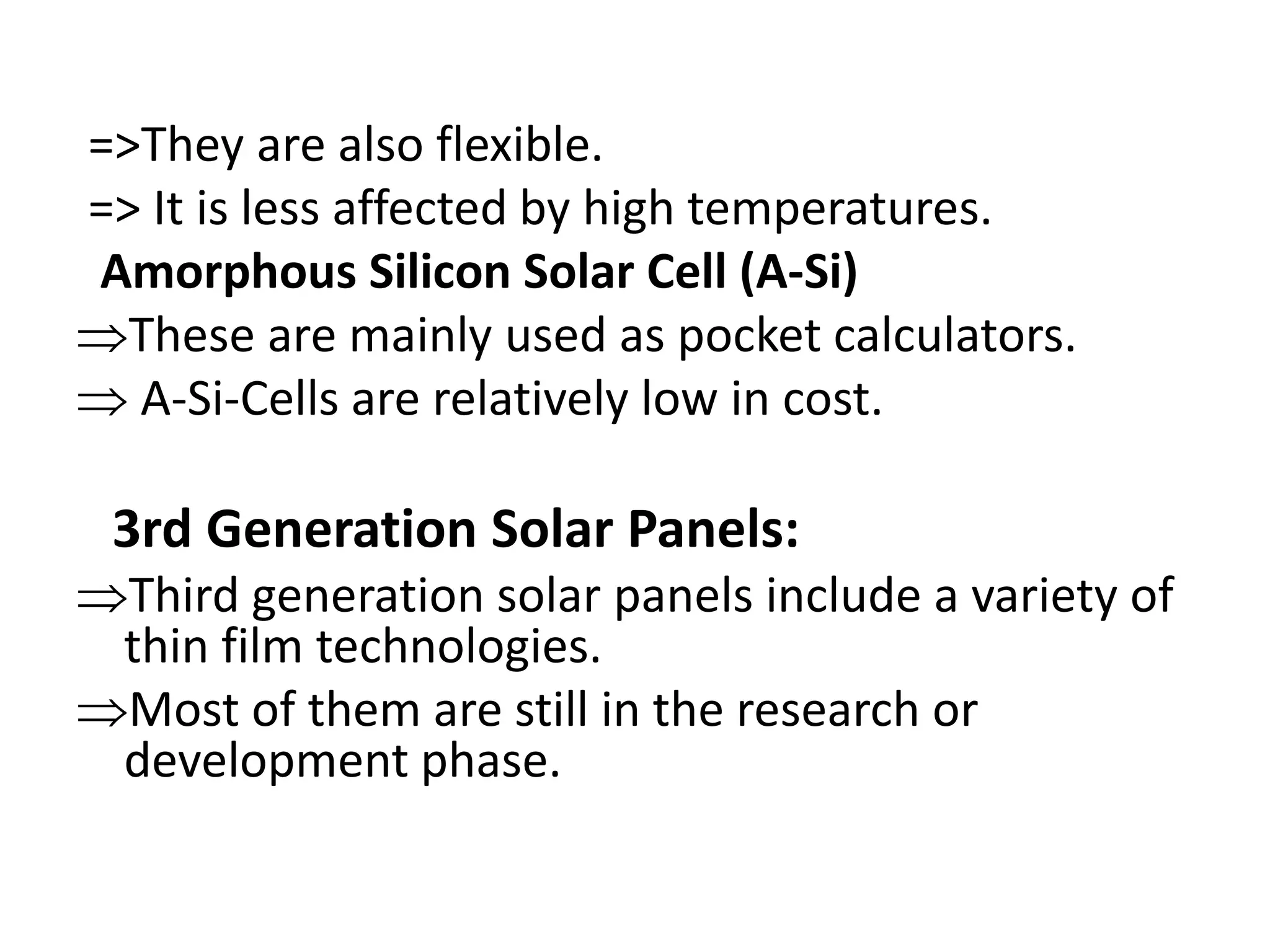 Types of solar panel | PPSX