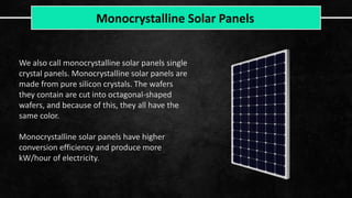 Types of Solar Panels | PDF