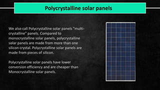Types of Solar Panels | PDF