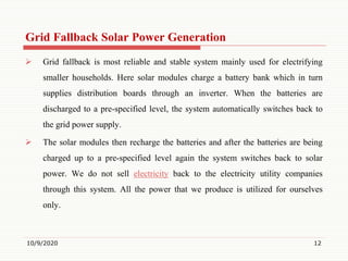 Types of Solar Power Station | PDF | Gas and Electric | Home Utilities