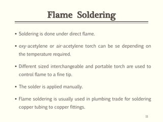 Types of Soldering | PDF