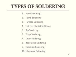Types of Soldering | PDF