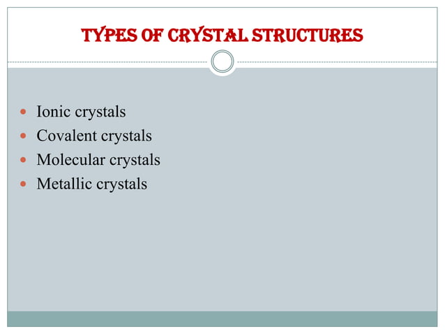 Types of solids | PPTX