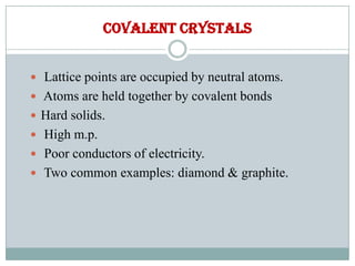 Types of solids | PPTX