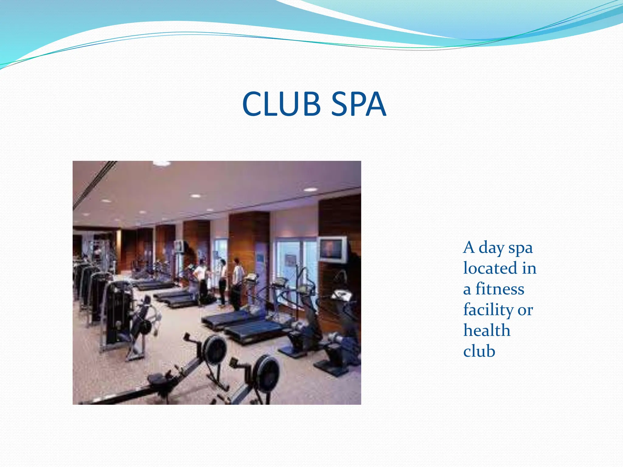 Types of Spa - Different Types of Spa in Hotels | PPTX