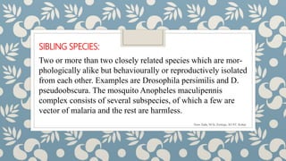 Types of species | PPTX