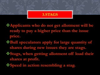 Types of speculators | PPTX