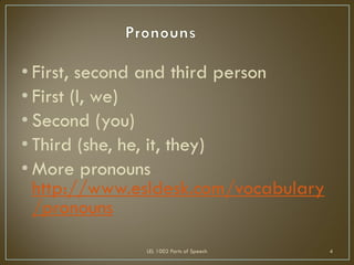 Parts of Speech | PDF | Programming Languages | Computing