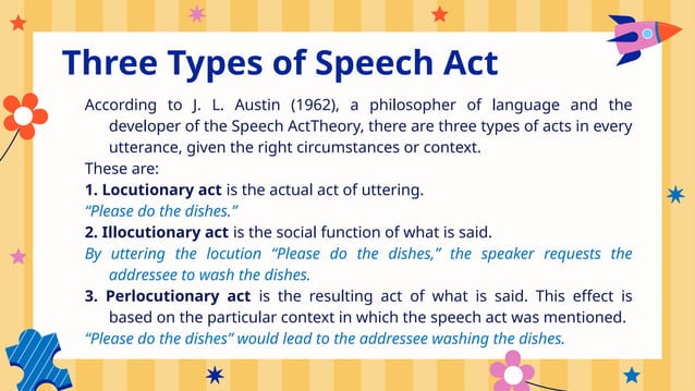 TYPES OF SPEECH ACT ORAL COMMUNICATION 11 | PPTX