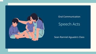 Types of speech acts in Oral Communication (Grade 11/12 ) 1st Semester | PPTX