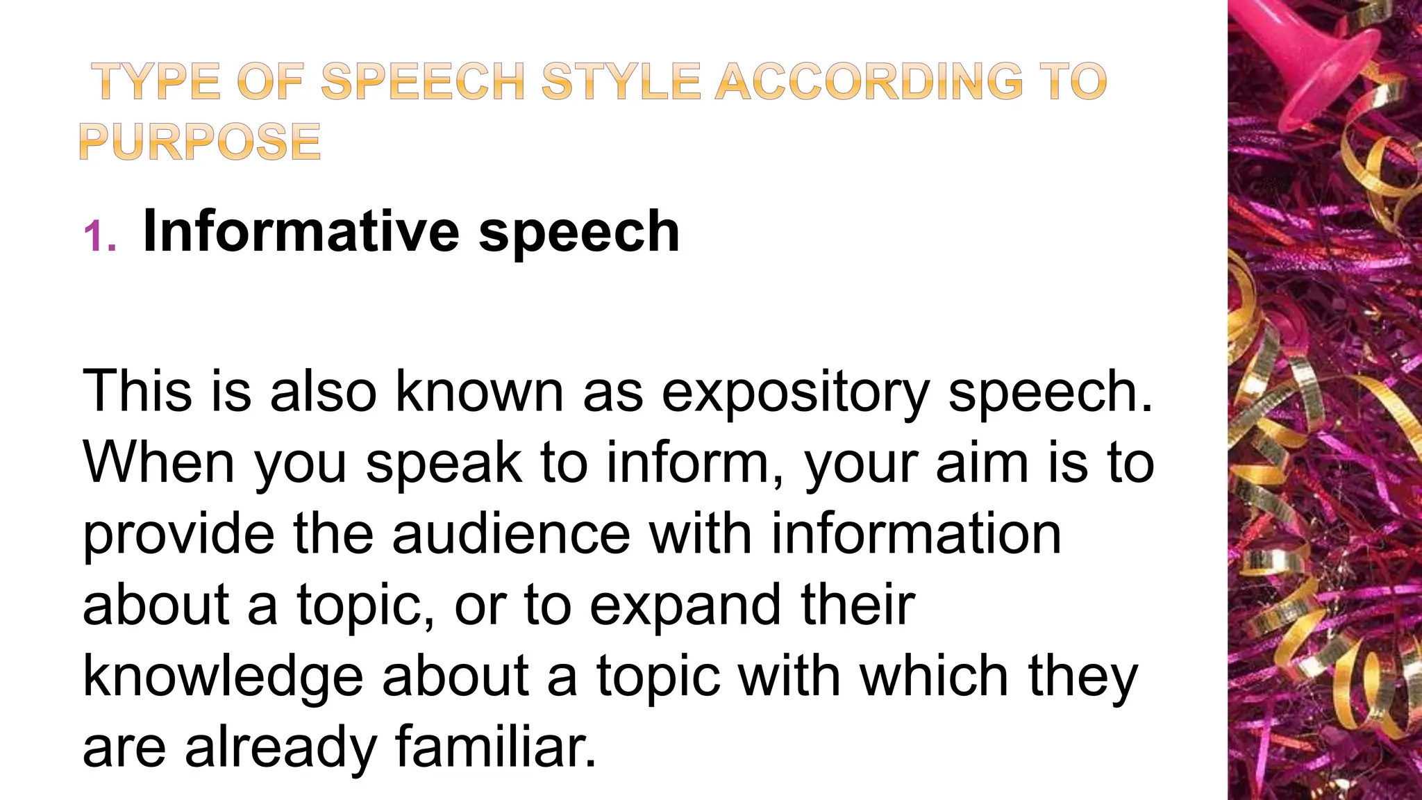 TYPES OF SPEECH AND SPEECH STYLE.pptx