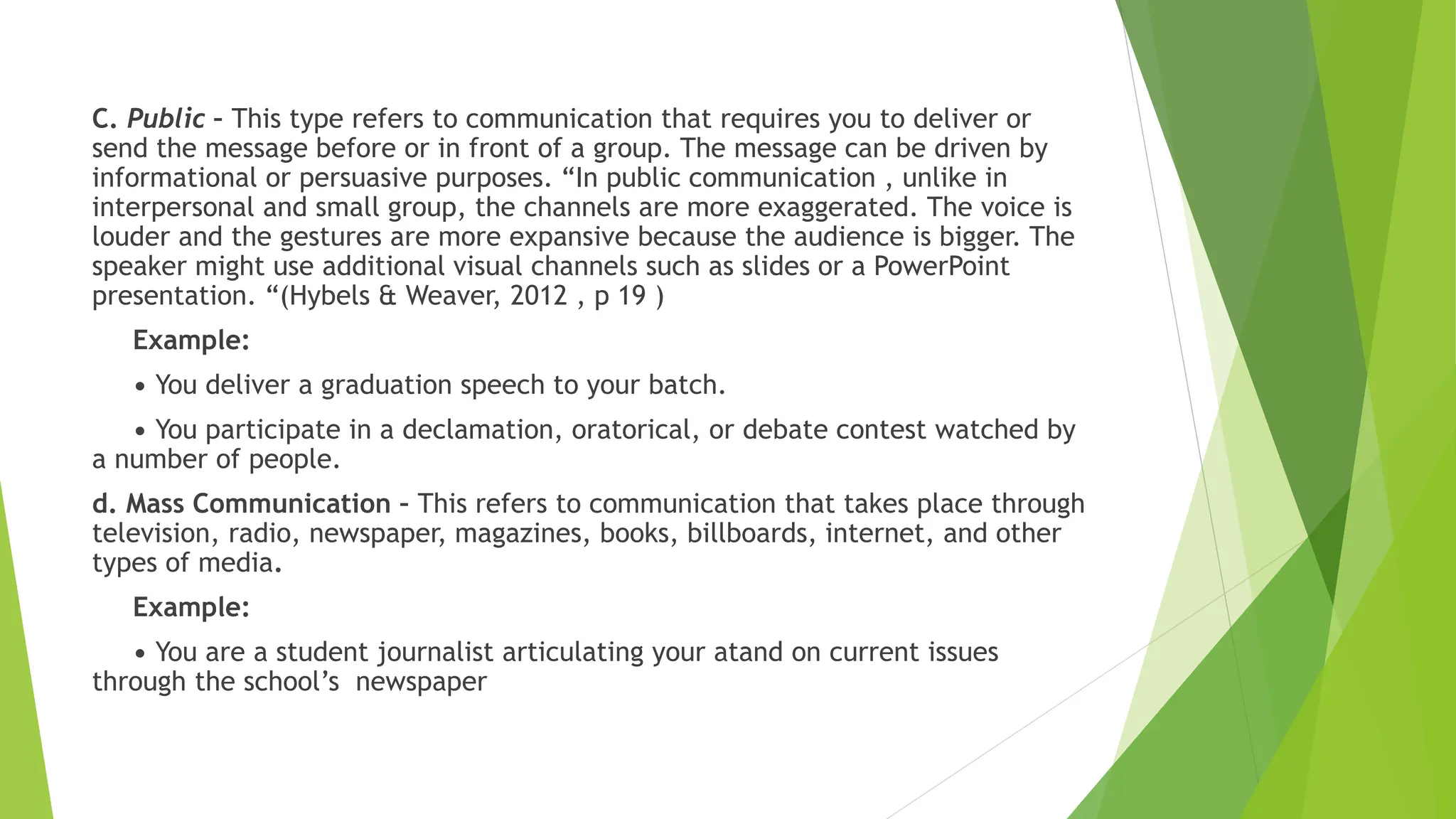 Types of speech context and oratory parts | PPTX