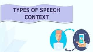 Types of speech context and styles | PPTX