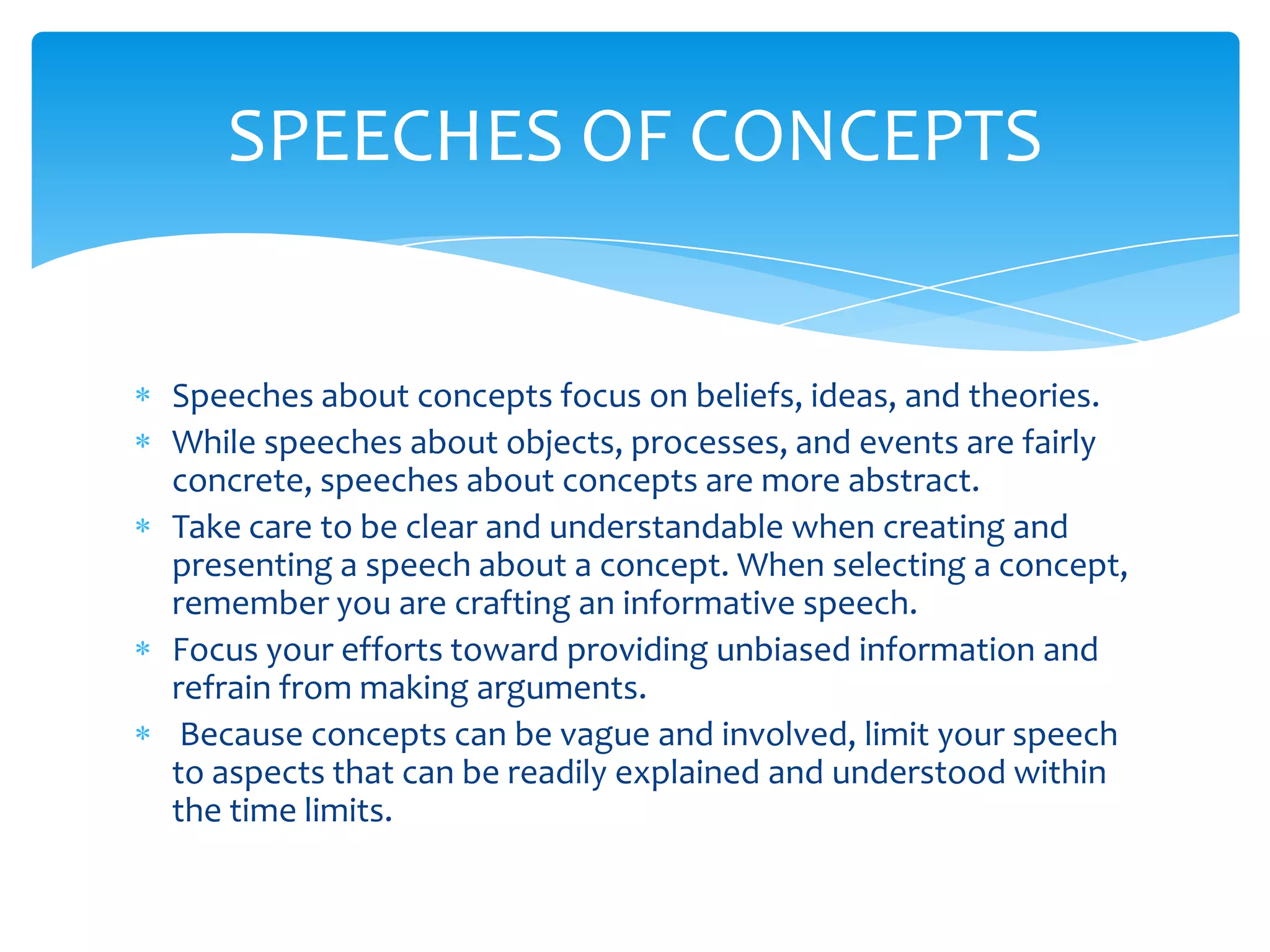 Types of speeches | PPTX