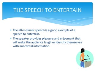 Types of speeches | PPTX
