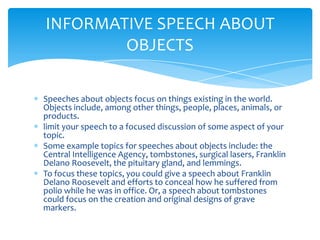 Types of speeches | PPTX