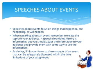 Types of speeches | PPTX