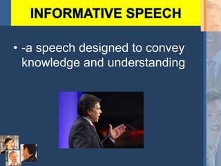 Informative and Persuasive Speech | PPTX