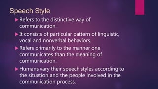 Types of speech style | PPTX | Style & Fashion