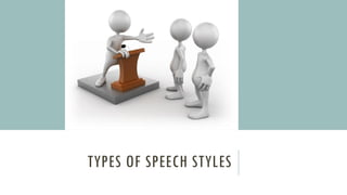 Types of Speech Style Module 6 (After the types of speeches).pptx