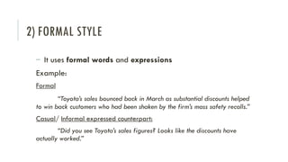 Types of Speech Style Module 6 (After the types of speeches).pptx