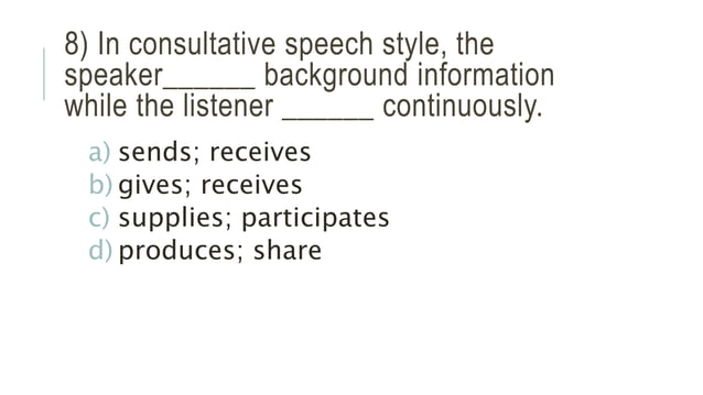 Types of speech styles | PPTX | Educational Assessment | Education