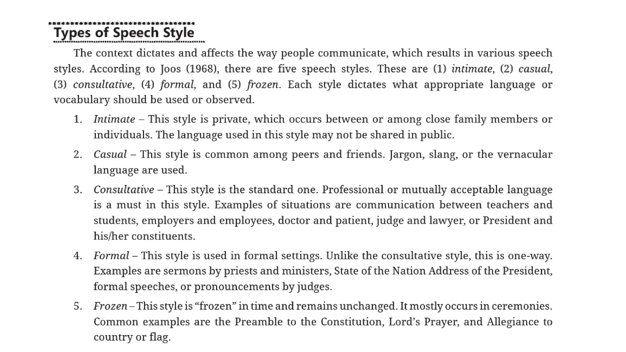 Types of Speech Styles and Speech Acts.pptx